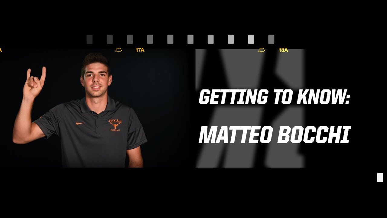 Get to Know Baseball's Matteo Bocchi [Nov. 15, 2017] - YouTube