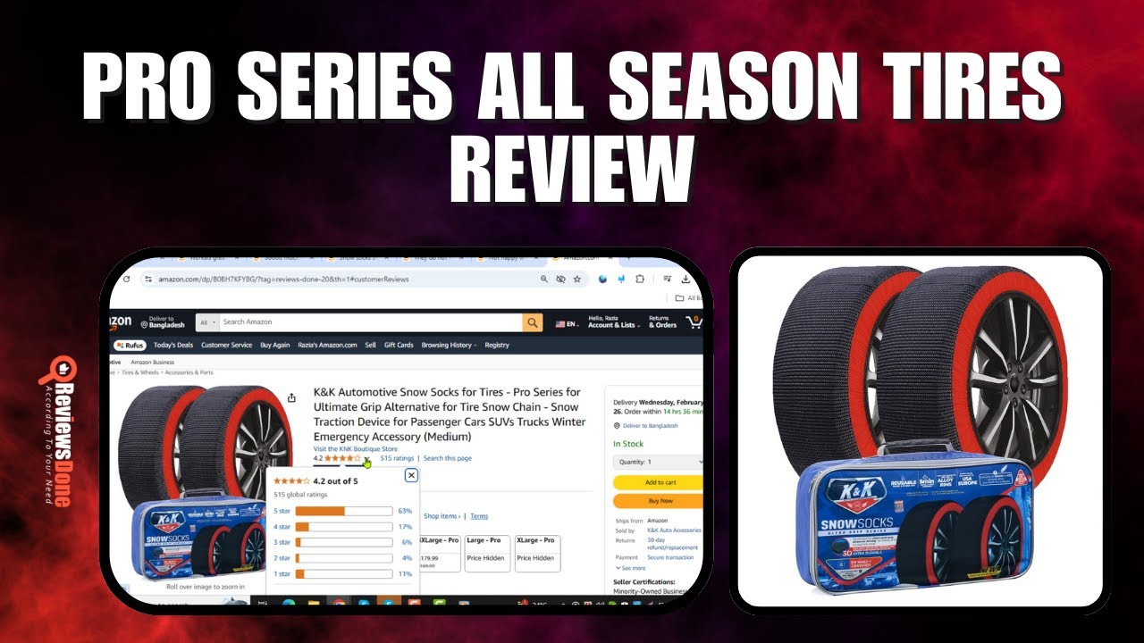 Pro Series All Season Tires Review - Pros & Cons - YouTube