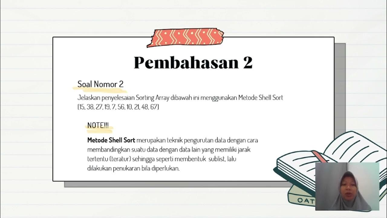 UAS - Struktur Data Algoritma UNSIA - Bubble Sort & Shell Sort - YouTube