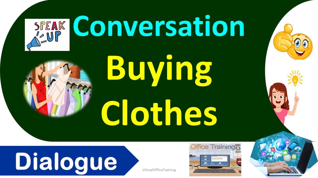 English Conversation Buying Clothes - YouTube