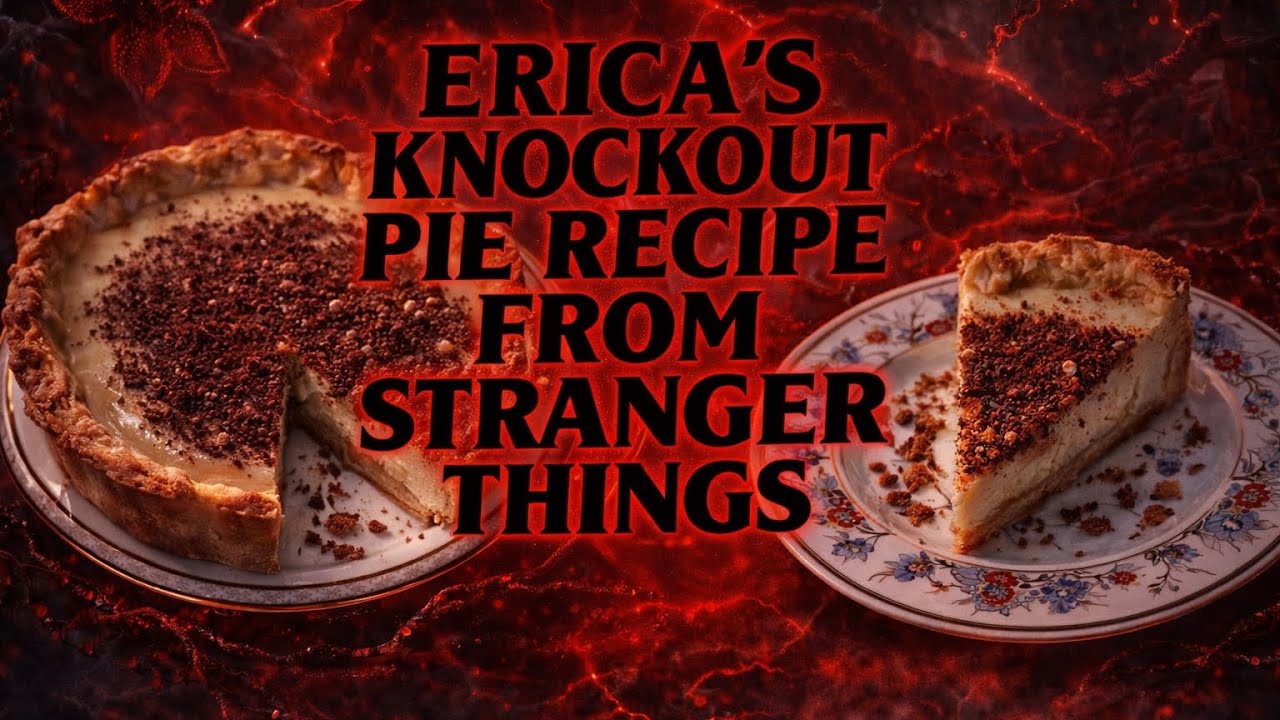 Erica Sinclair’s Knockout Pie Recipe From Stranger Things - YouTube