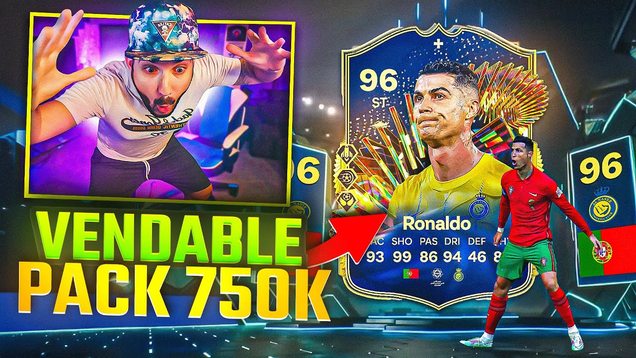 VENDABLE PACK 750K 💜 RONALDO TOTS ENFIN DANS LES PACKS ! FC 24 - YouTube