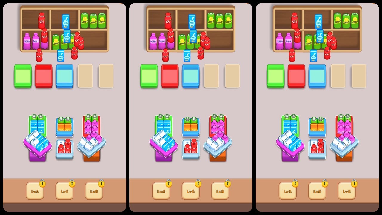 Goods Packing Up: Match & Sort Game Android Gameplay - YouTube