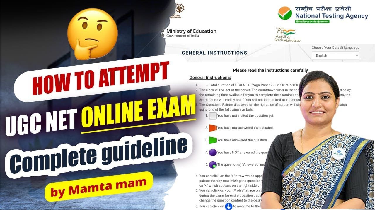 How to Attempt UGC NET ONLINE EXAM | CRACK UGC NET JRF IN 1ST ATTEMPT ...