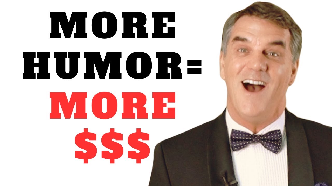 Humor gives you a bigger pay packet #entertainingemcee #humor - YouTube