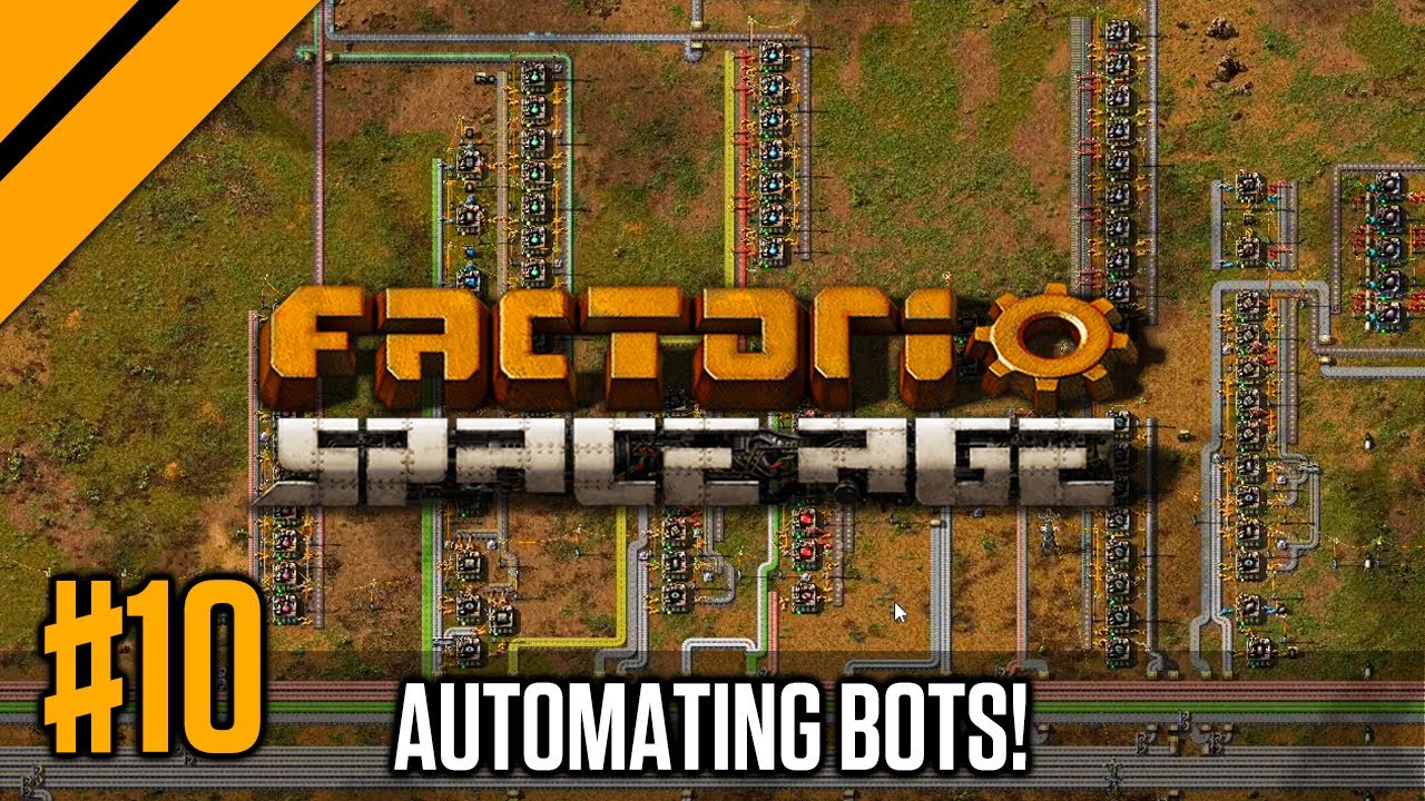 Automating Construction Bots! P10 | Factorio Space Age - YouTube
