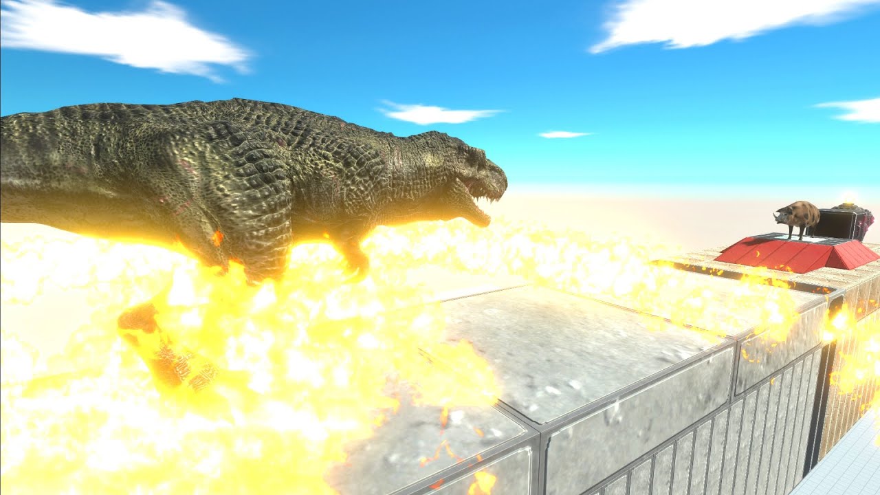 Run through the flames - Animal Revolt Battle Simulator - YouTube
