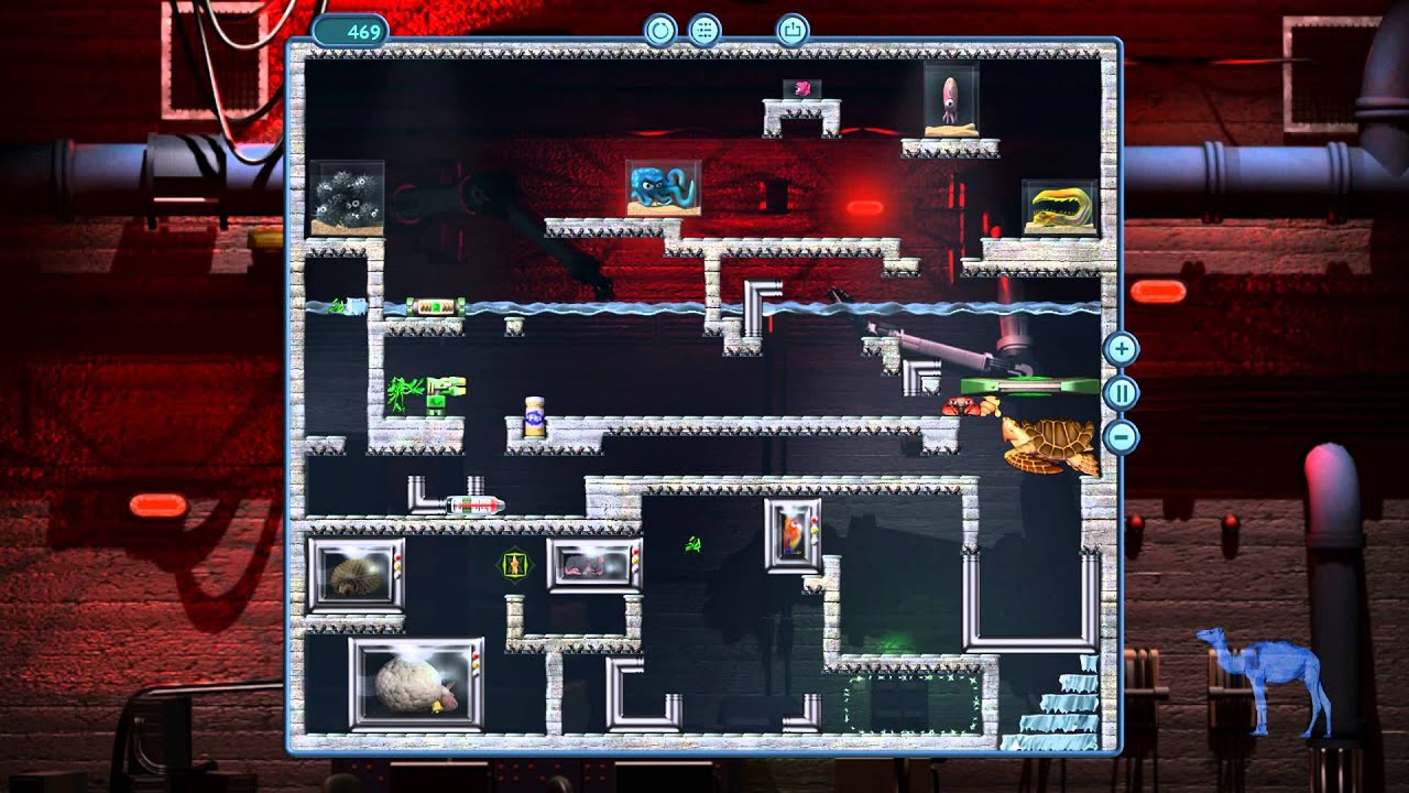 The Fish Fillets 2 Walkthrough - 11.04 - Zoology Division - YouTube