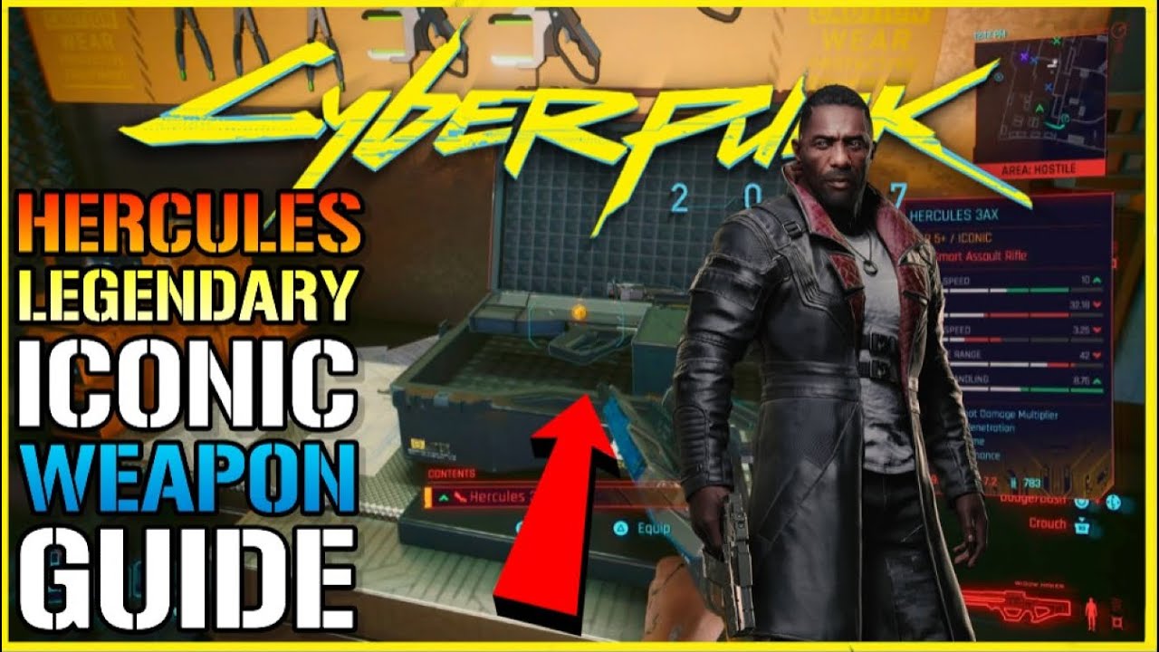 Cyberpunk 2077: How To Get The NEW ICONIC Weapon! The "HERCULES" 3AX ...