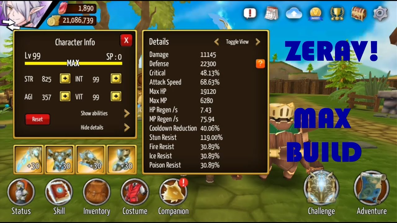 Epic Conquest Zerav Max Build - YouTube
