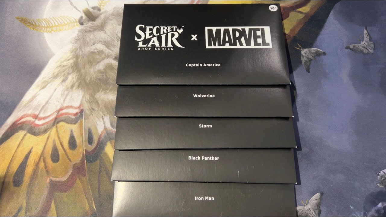 SECRET LAIR MARVEL COLLECTION UNBOXING - YouTube
