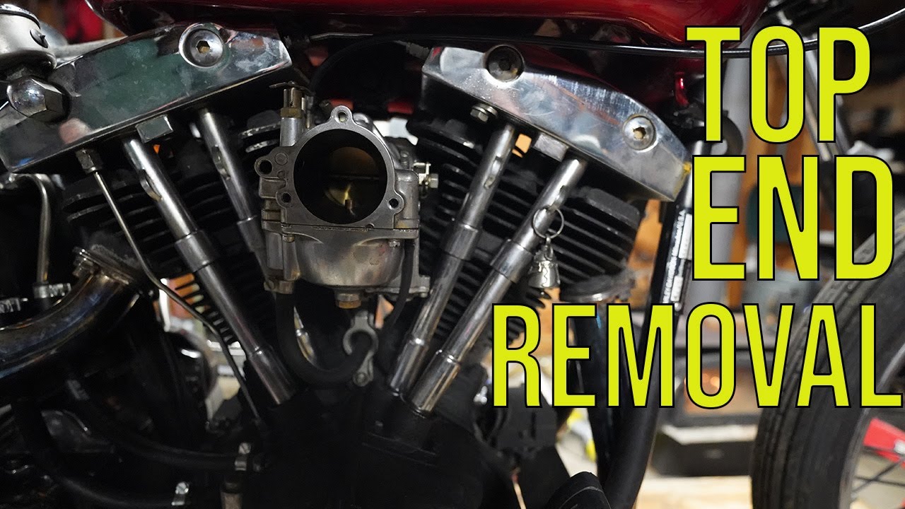 Top End Removal on Shovelhead Chopper - YouTube
