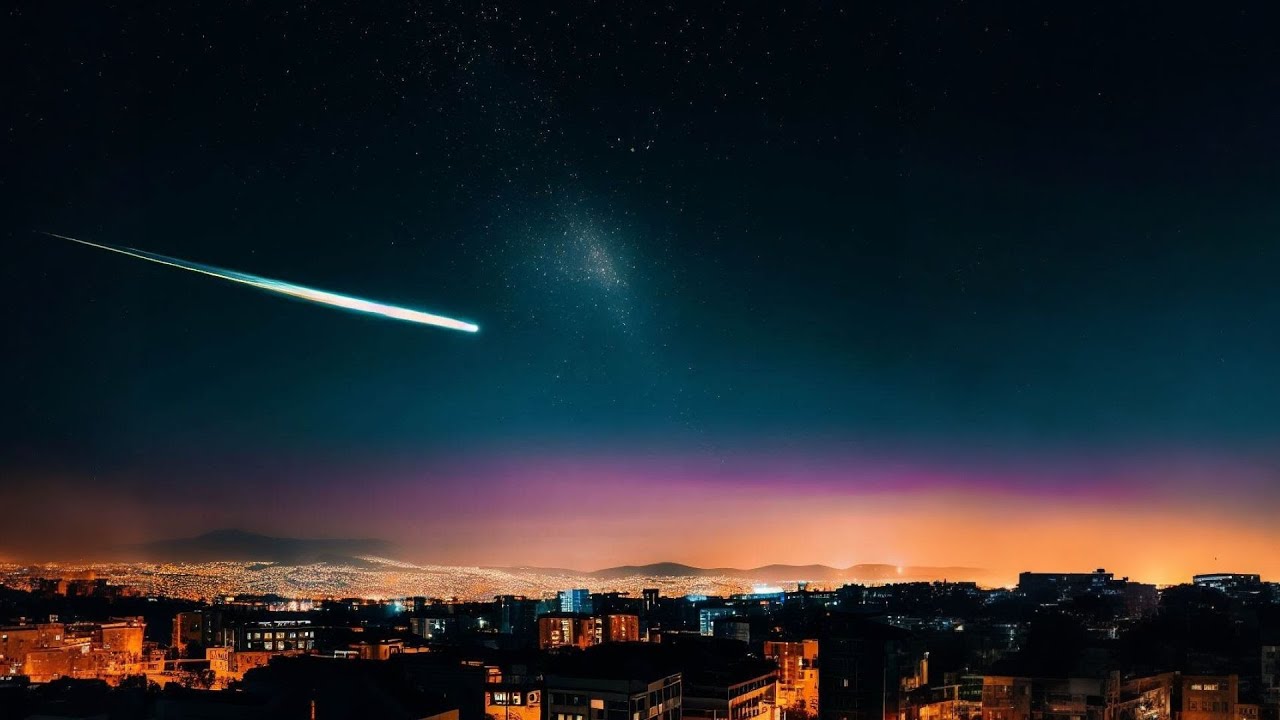 The fall of a large green meteorite in Turkey - YouTube