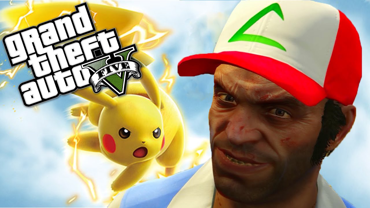 GTA 5 POKEMON MODU | Grand Theft Auto 5 Pokemon Mod - YouTube
