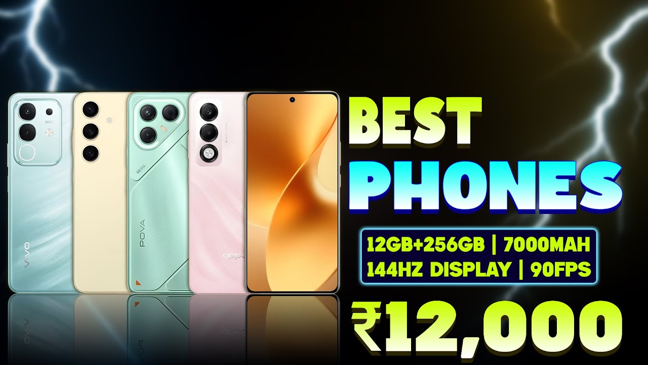 These ₹12,000 Phones Beat Flagships! ⚡ 7000mAh + 12GB Ram + 90FPS ...