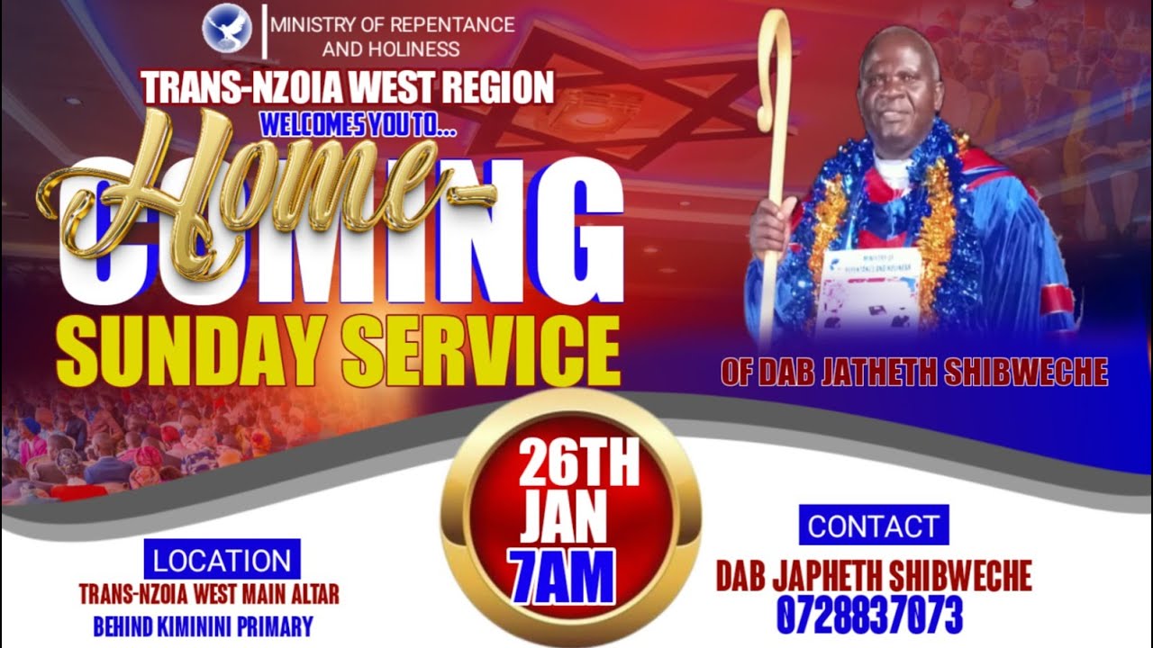 Trans Nzoia West Region Thanksgiving Service and Home Coming. - YouTube