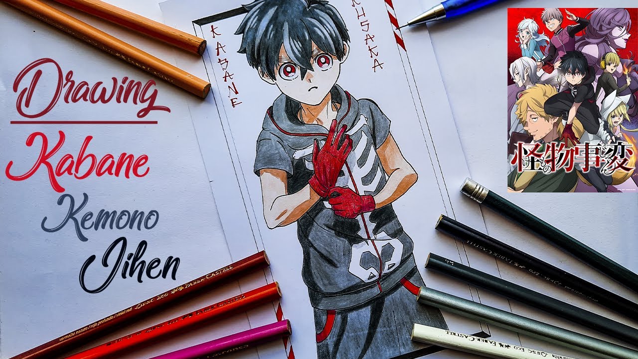 😈 Drawing KABANE [ Kemono Jihen ] - YouTube
