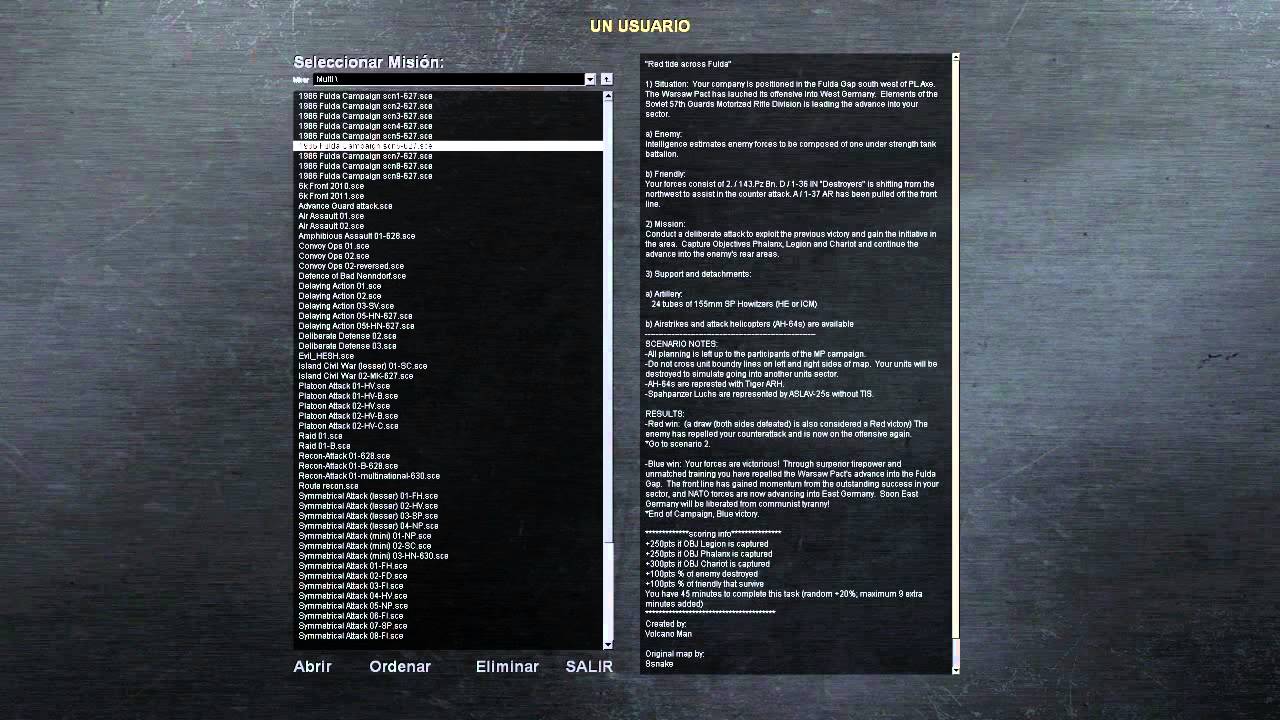 Steel Beasts Pro. Menu. - YouTube