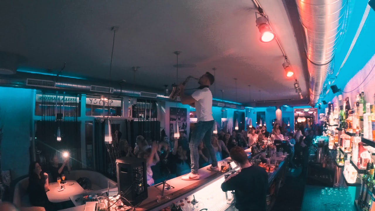 GoPro Sax - Sax Show at Shock Bar Kladno - YouTube