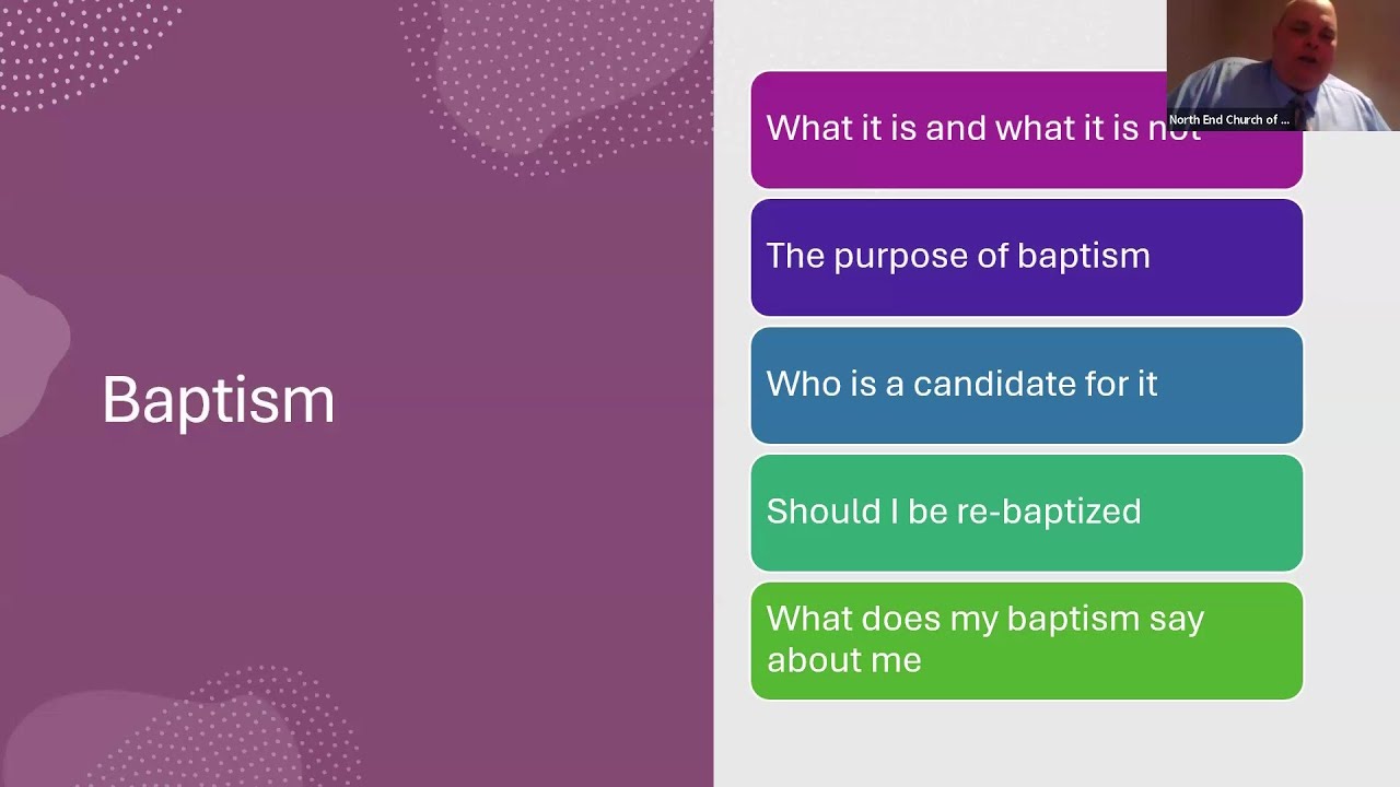 Steps of Salvation Lesson 5 Baptism, March 9, 2025 - YouTube