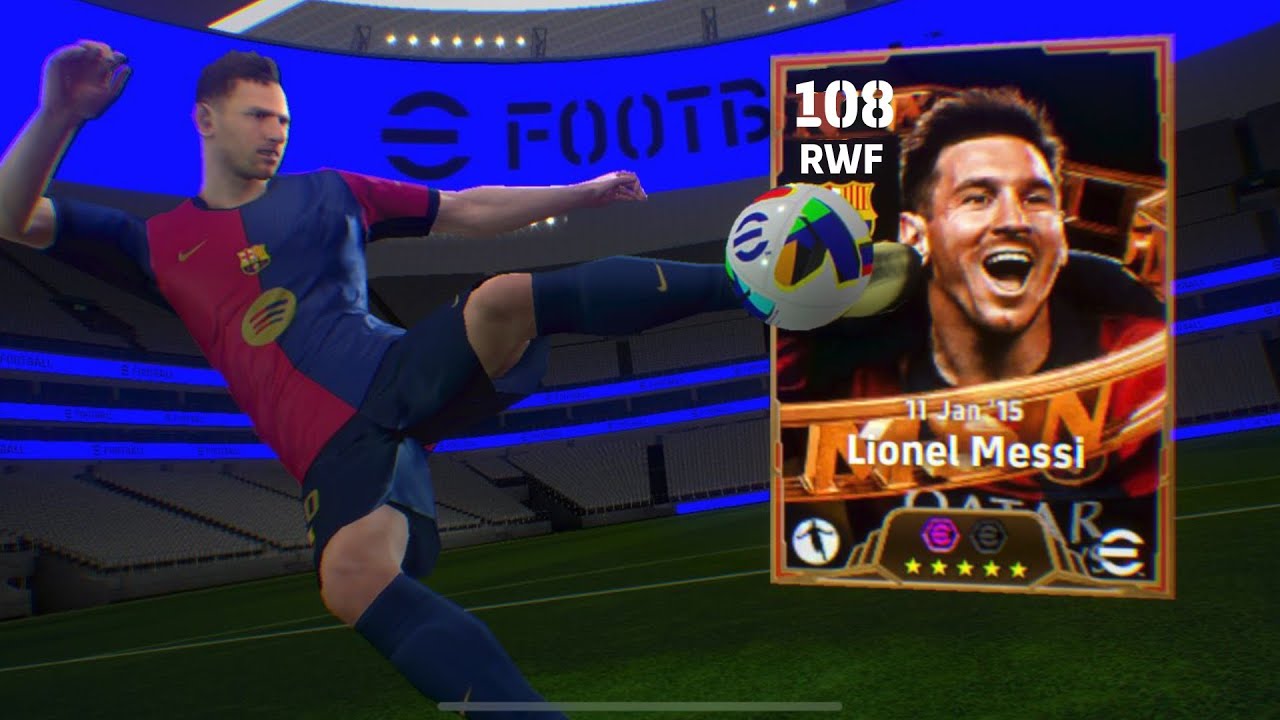 How To Train 108 Rated Blitz Curler Lionel Messi in eFootball 2025 ...