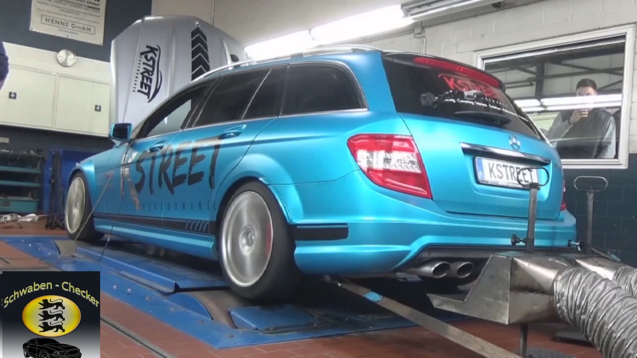 Mercedes-Benz C63 AMG Kompressor Umbau, 680 PS Tuning, Extrem Sound ...