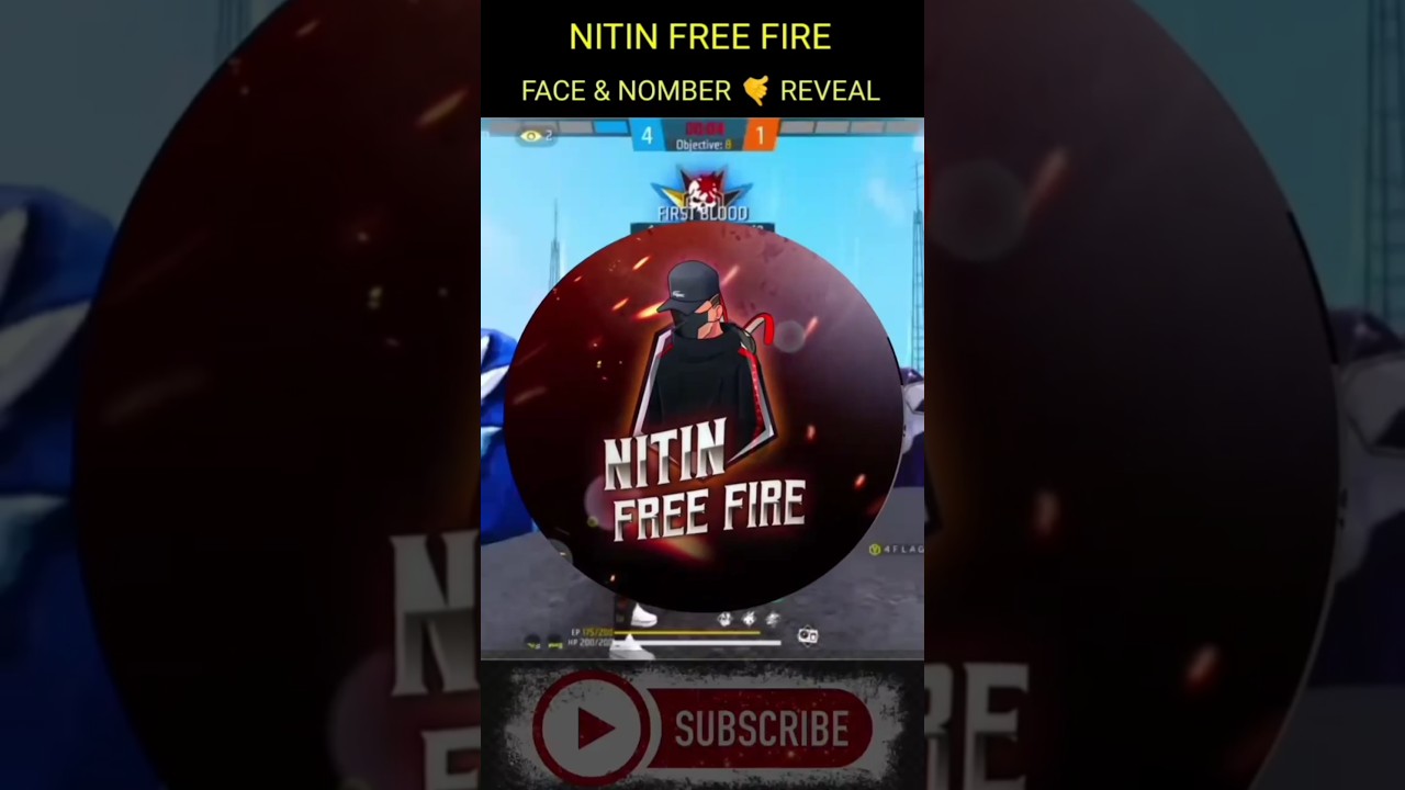 Nitin free fire face and number reveal fact fire #viralshort - YouTube