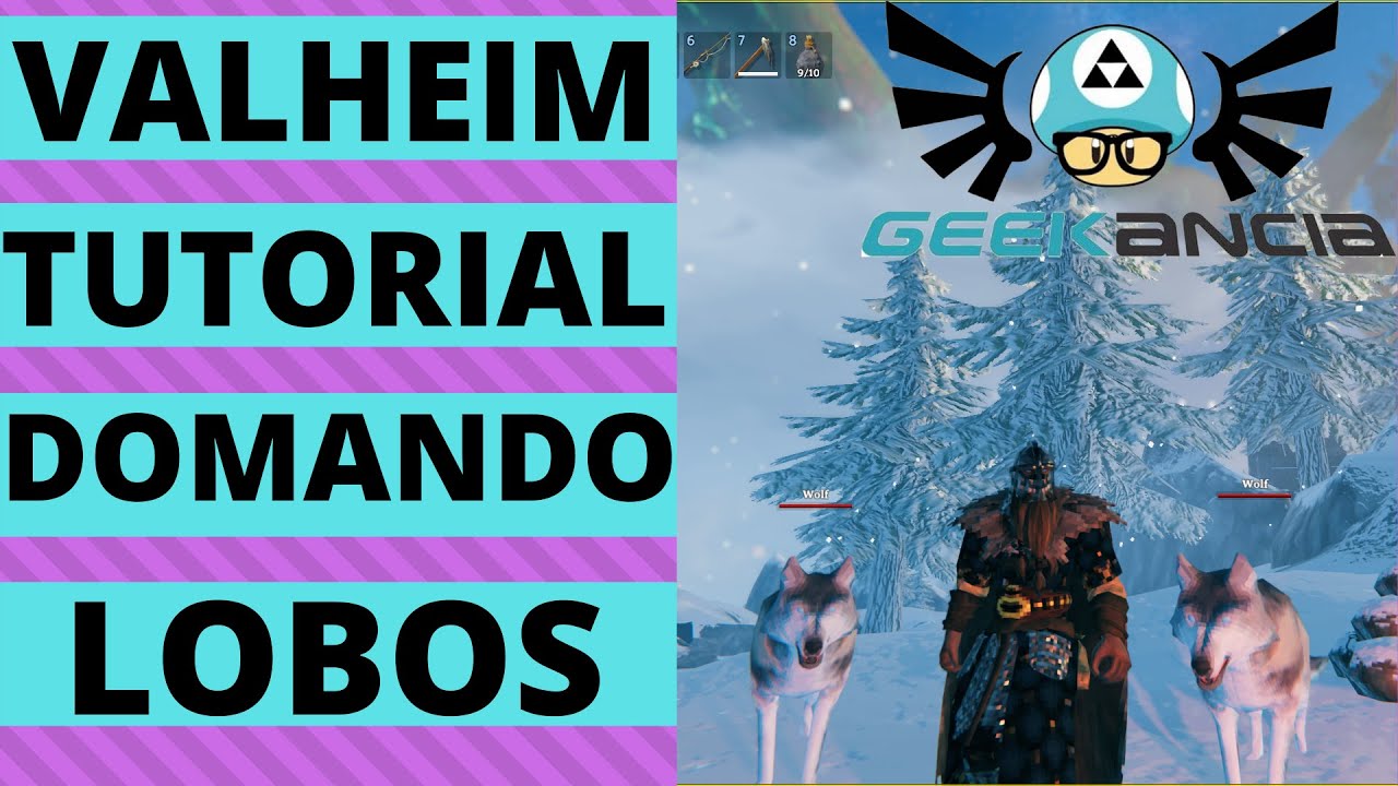 VALHEIM - TUTORIAL - COMO DOMAR LOBOS - WOLF PELT - MONTANHA ...
