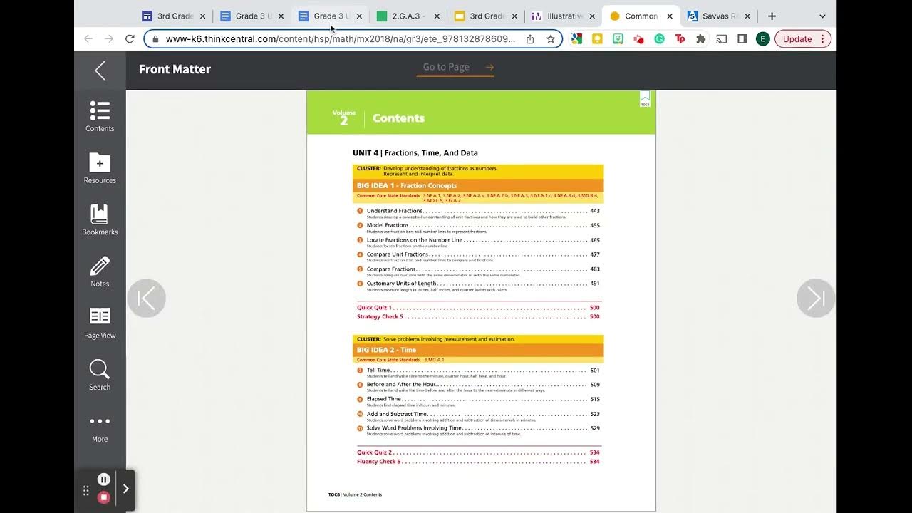 Grade 3 Unit 5 Math Mini - YouTube