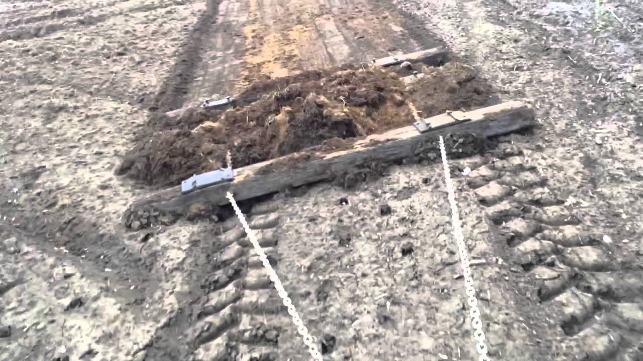 Homespun RR tie drag - YouTube