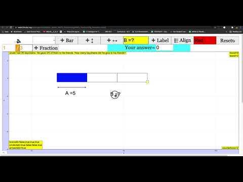 MAthematics PlaySpace Fractions Bar Model Interactive JavaScript Applet - YouTube