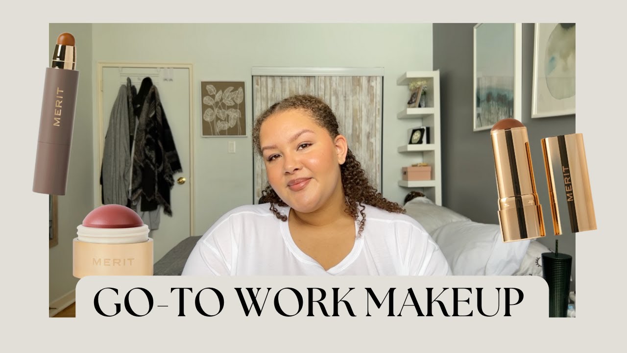 my everyday work makeup routine - YouTube
