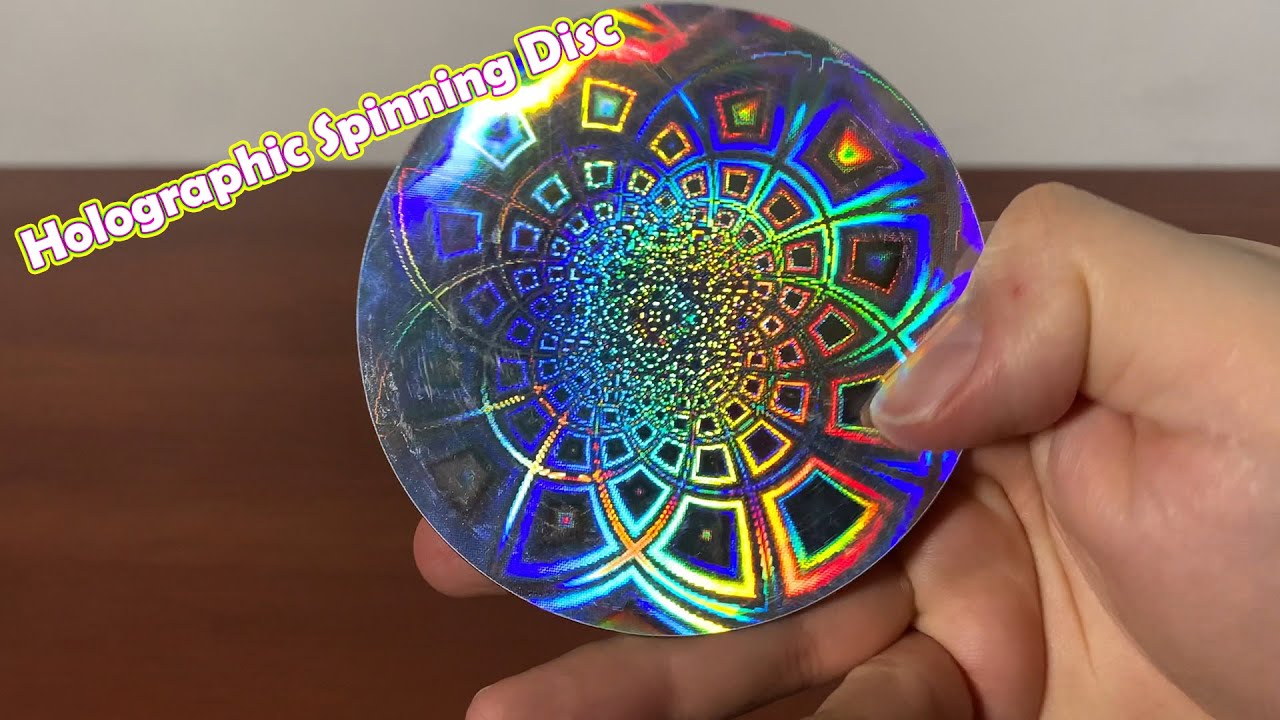 💫 Spintrix Holographic Spinning Disc -- Gadgetify - YouTube