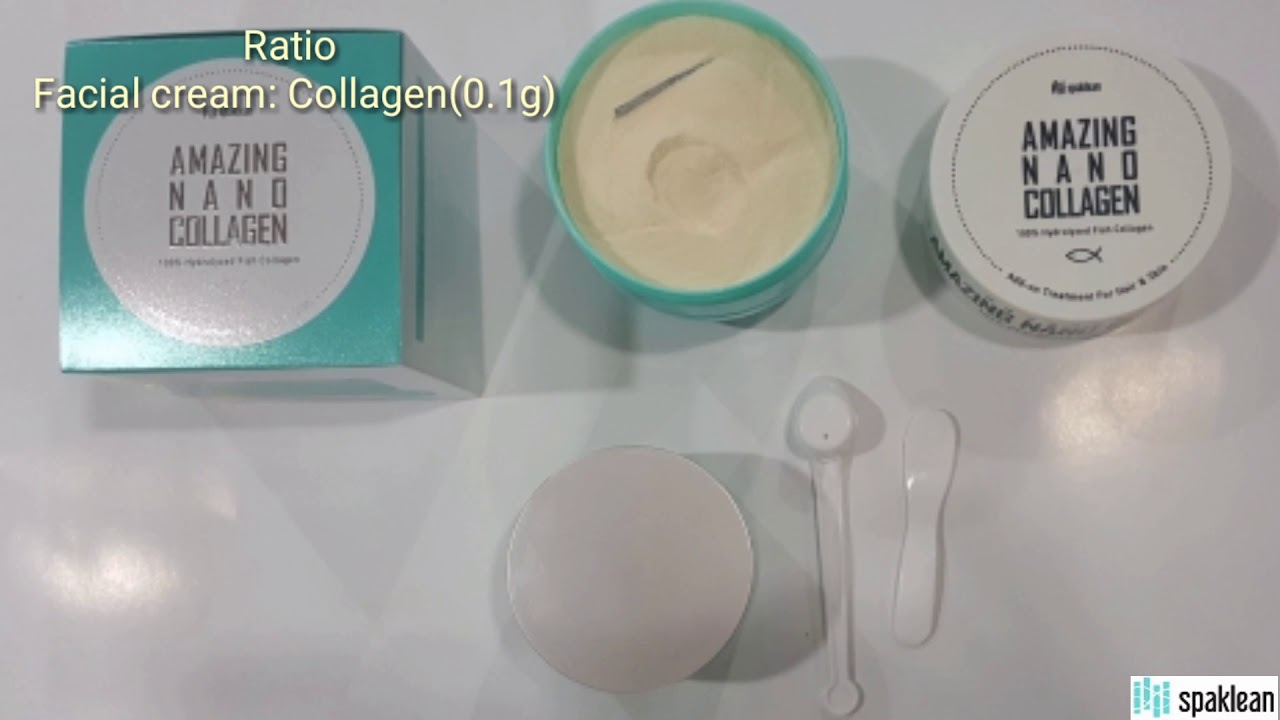 Amazing Nano Collagen with facial cream (every time use ) - YouTube