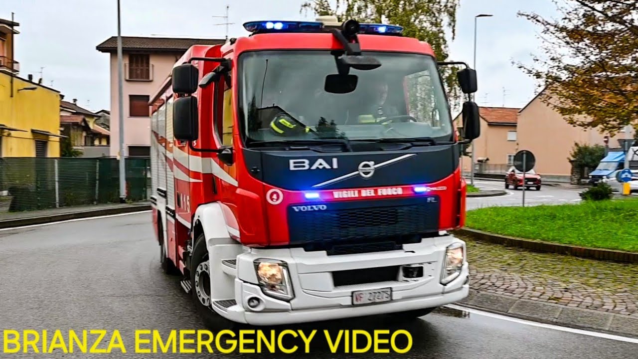 [SCOPPIO CABINA ELETTRICA] Autopompa Volvo Vigili del Fuoco Lissone (MB ...