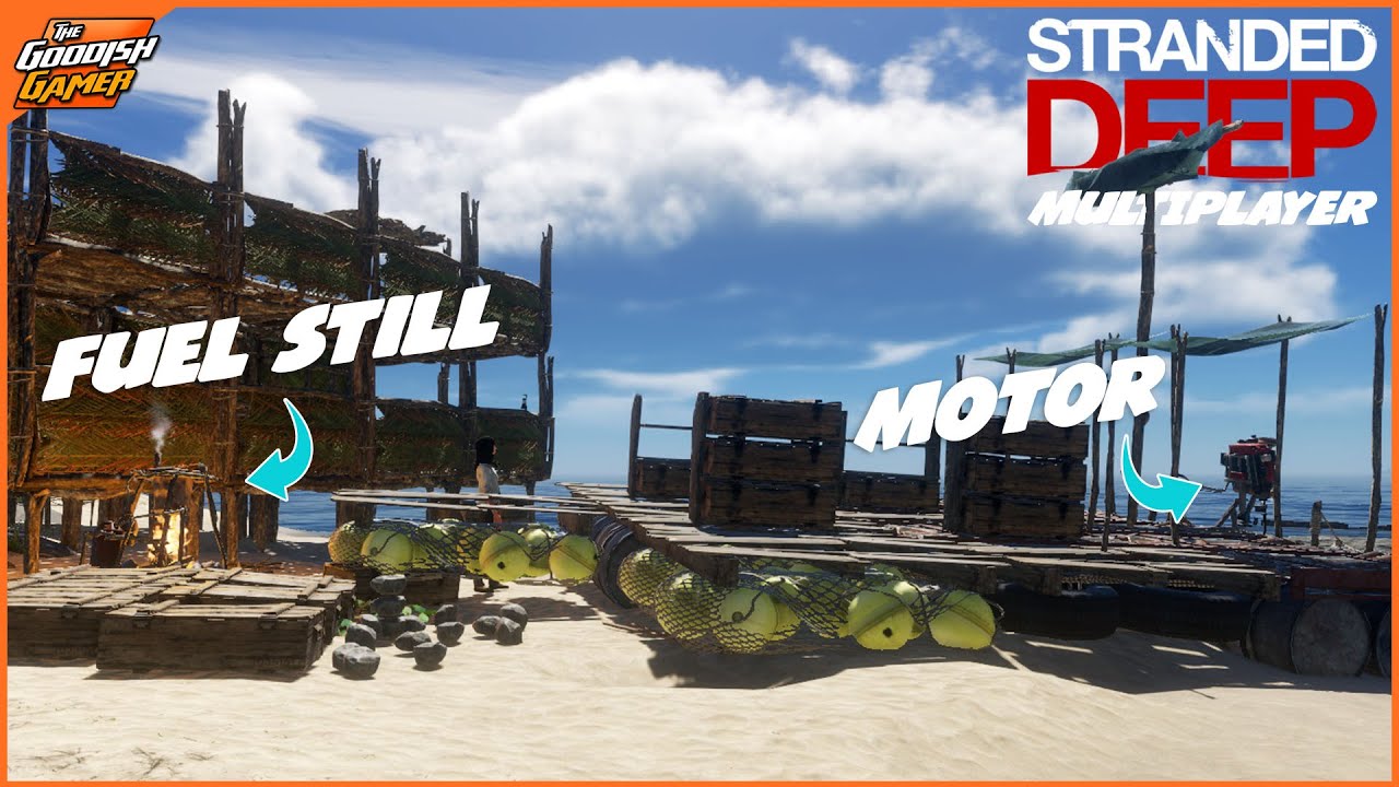 RAFT MOTOR! Stranded Deep (Multiplayer) Ep 6 - YouTube