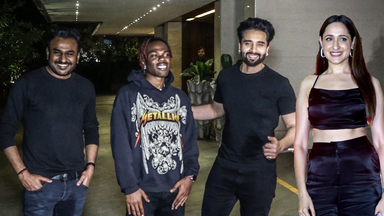 Pragya Jaiswal, Jackky Bhagnani With Singer Ckay Spotted At Bandra | # ...