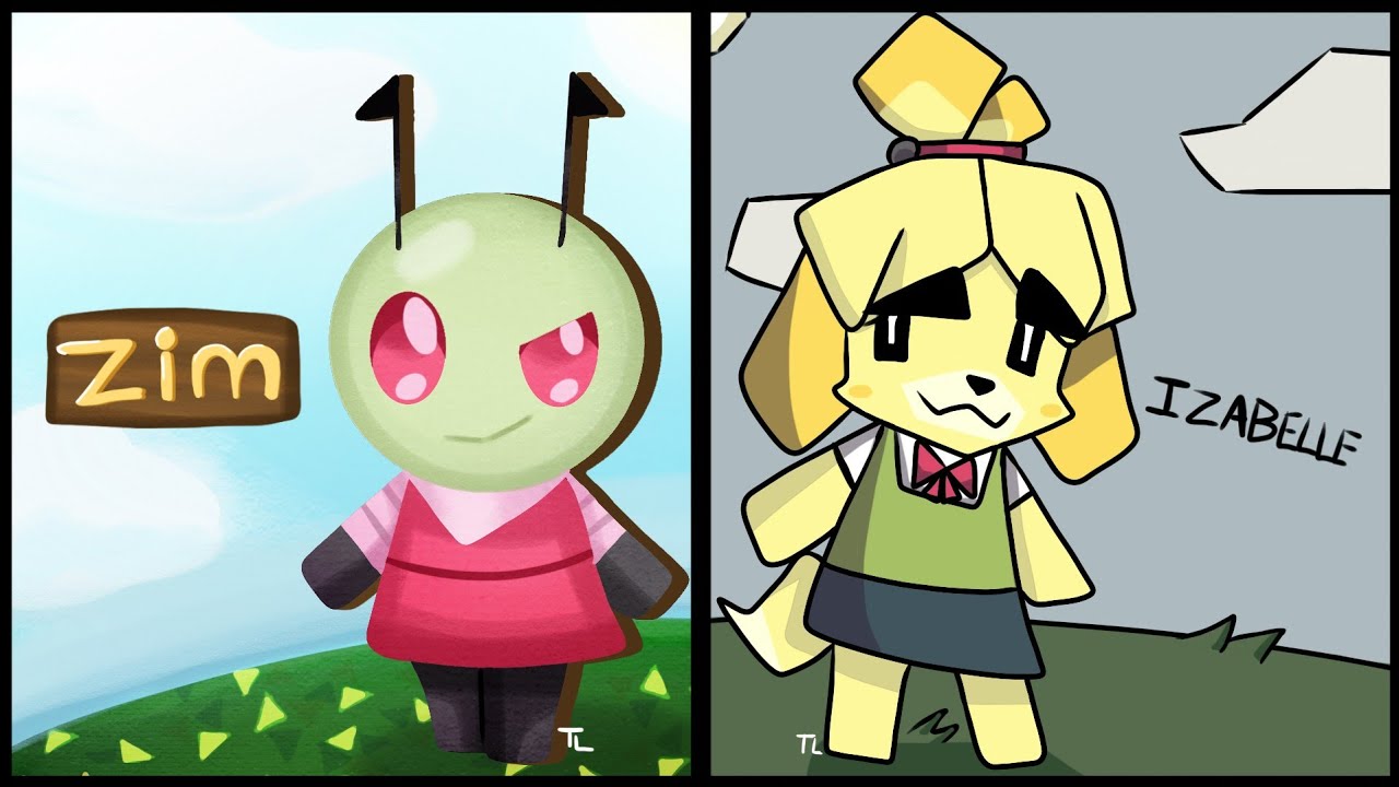 Invader Zim and Isabelle Style Swap! - YouTube