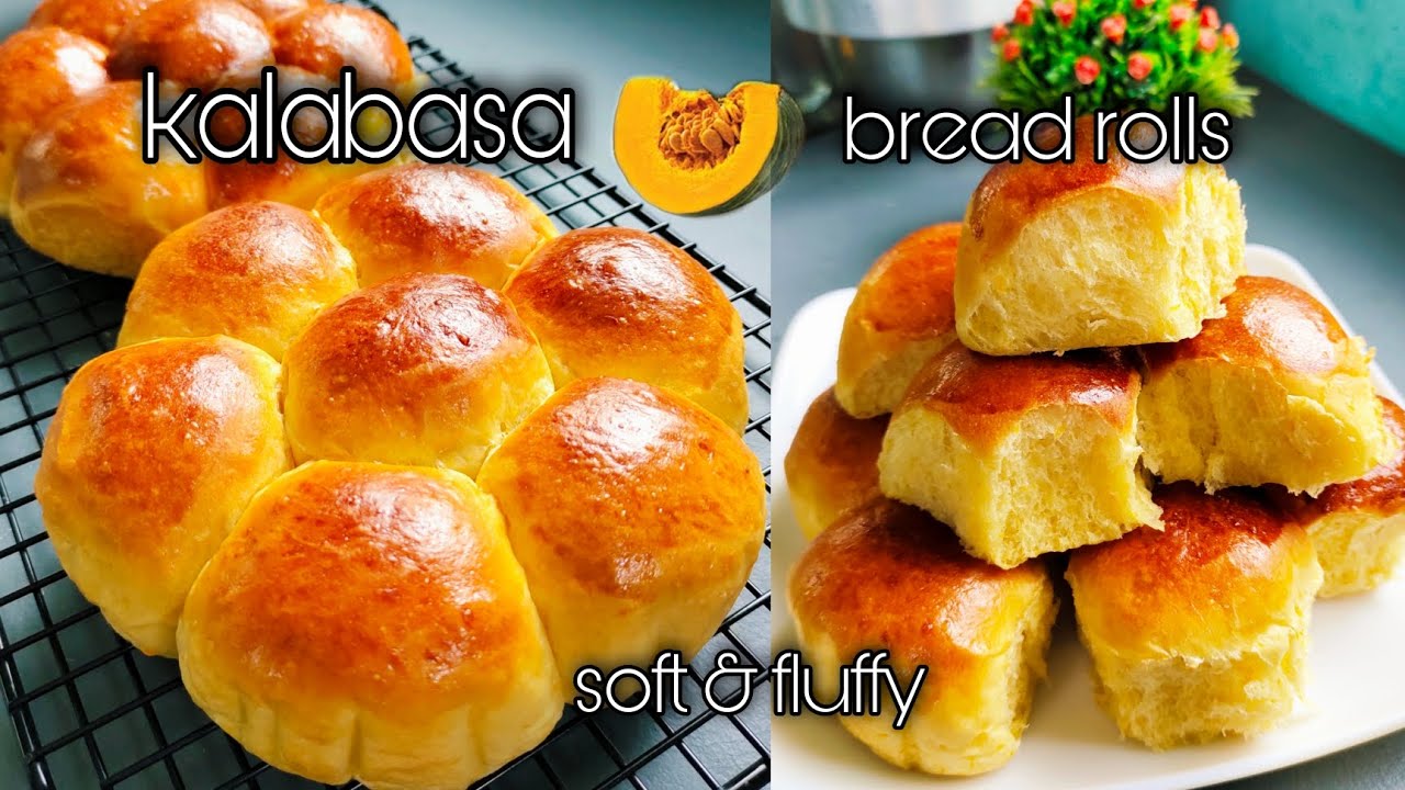 Kalabasa/Squash/Pumpkin Bread Rolls || So Soft & Delicious || Perfect ...