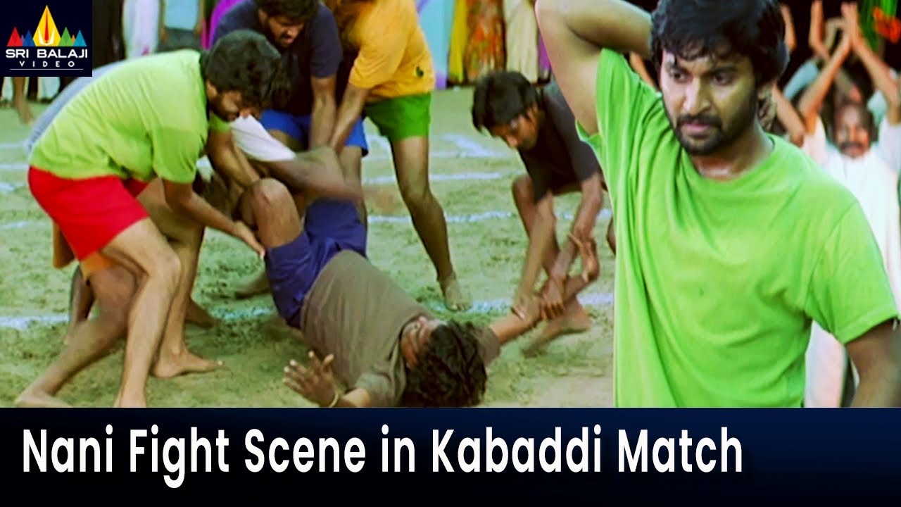 Nani Fight Scene in Kabaddi Match | Bheemili Kabaddi Jattu | Telugu ...
