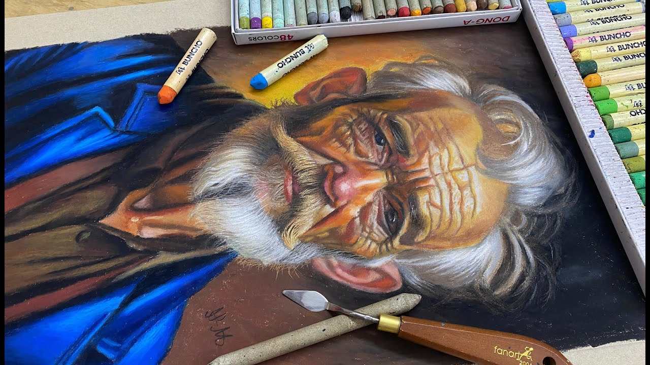 Oil Pastel Portrait: From Beginner to Pro - YouTube