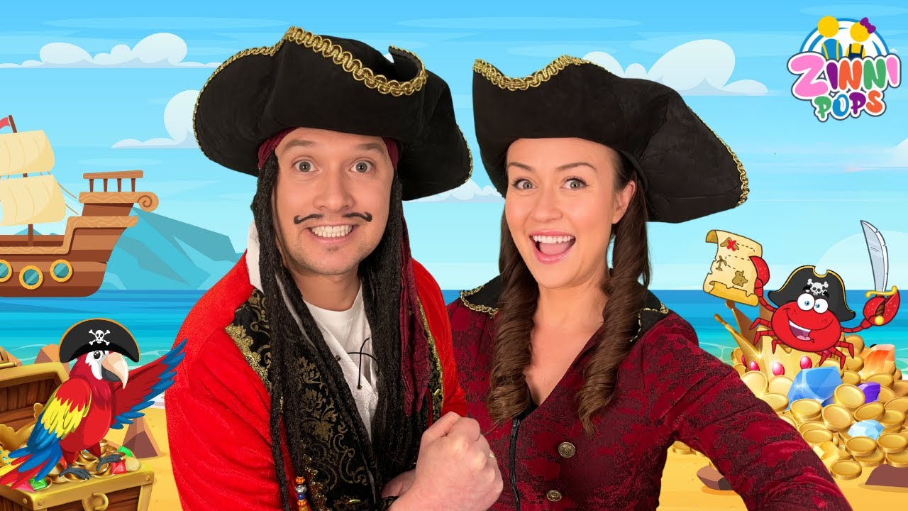 Pirate Song For Kids | ZinniPops | Kids Songs & Nursery Rhymes - YouTube