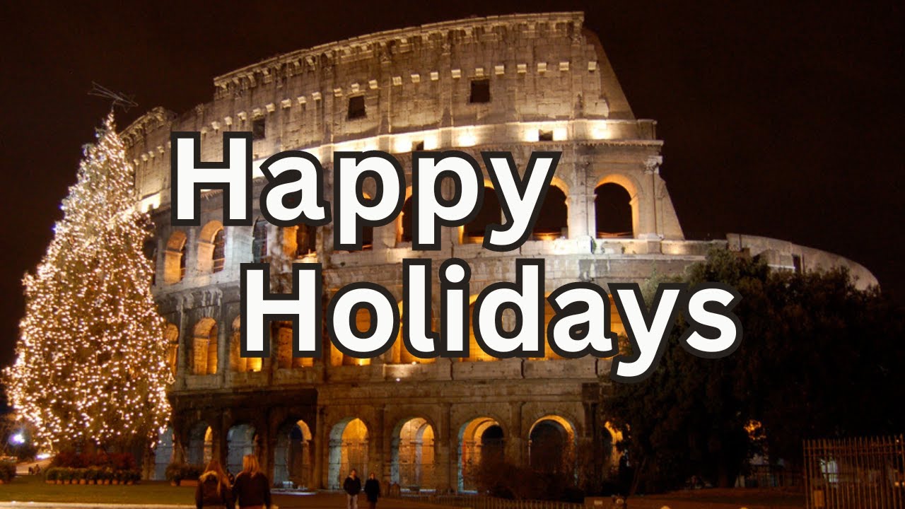 Happy holidays from Ancient Rome Live! - YouTube