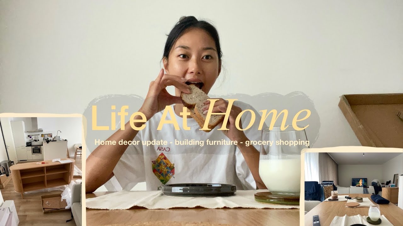 Life At Home ♡ home decor update, building furniture, grocery shopping ...