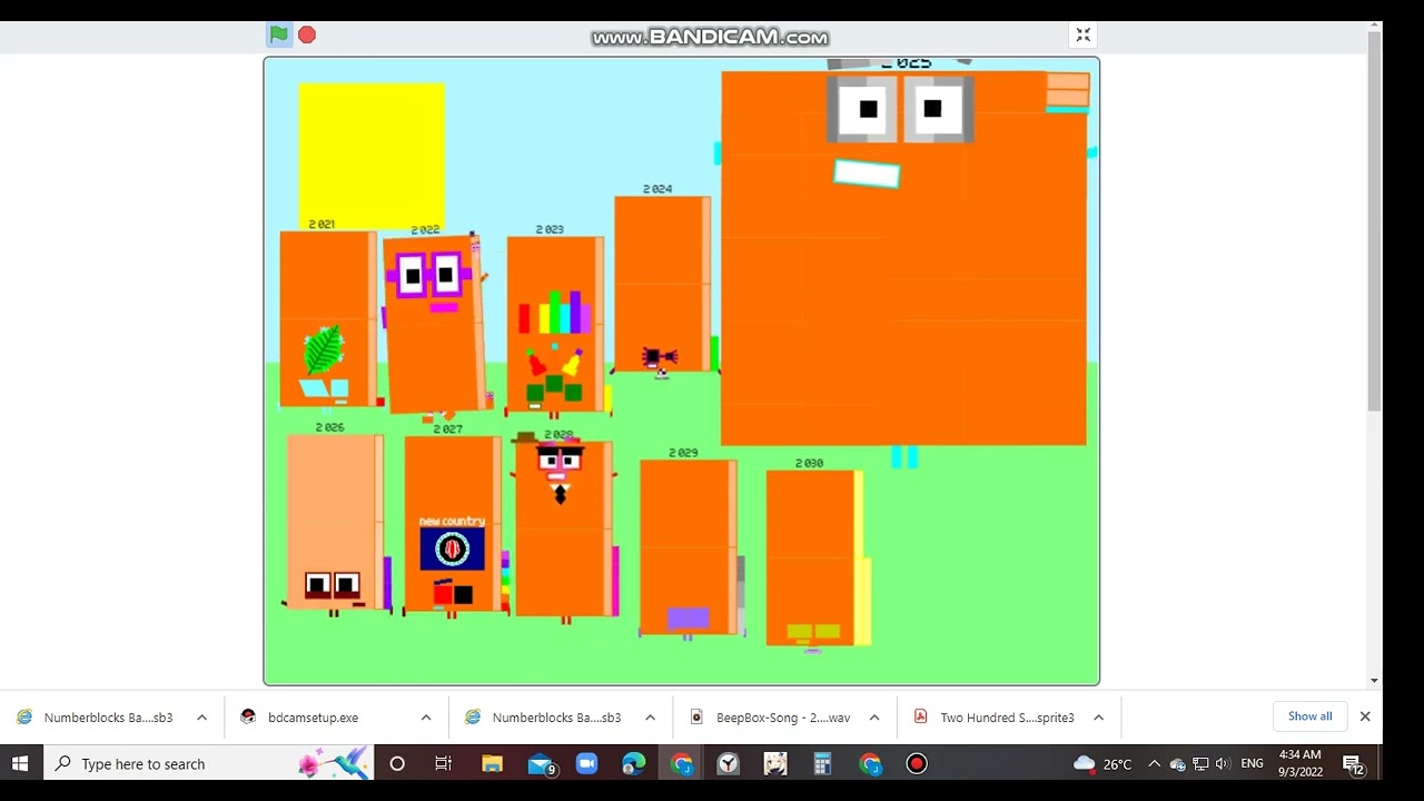 NumberBlocks Bnad Retro 2021-2030 - YouTube
