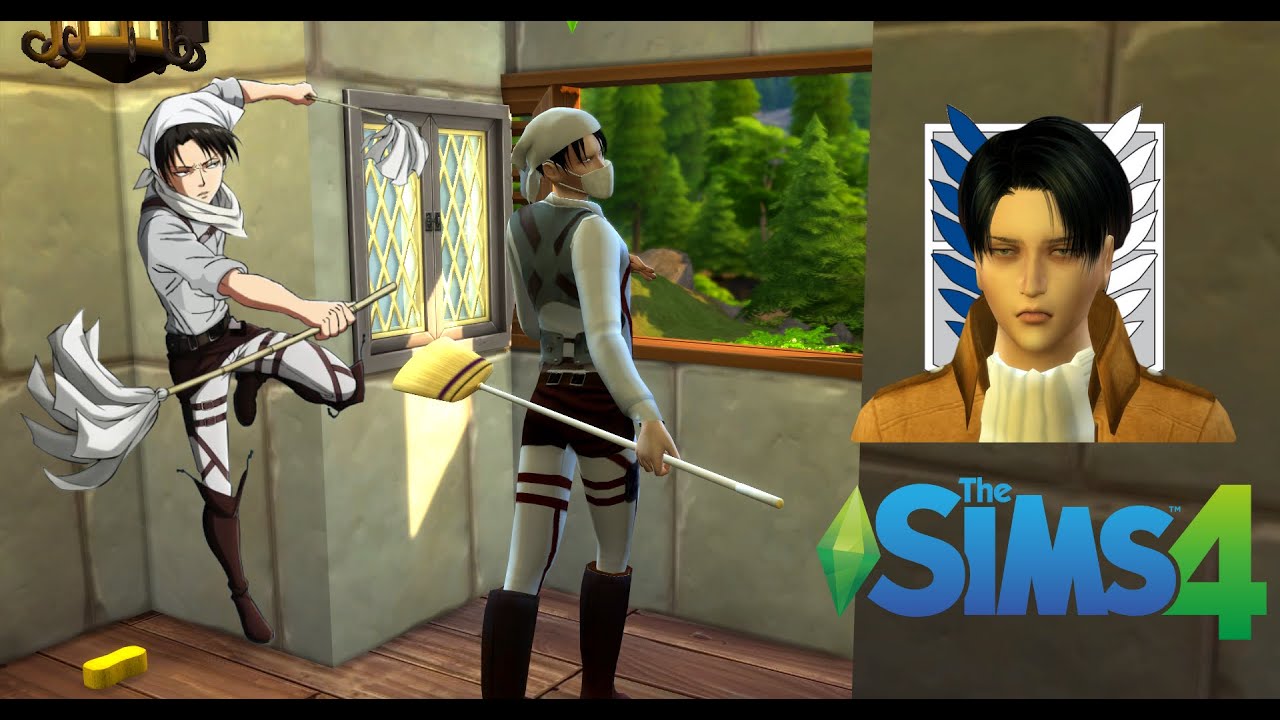LEVI ACKERMAN The Ultimate CC for Sims 4 Attack On Titan AOT | Shingeki No Kyojin SNK - YouTube