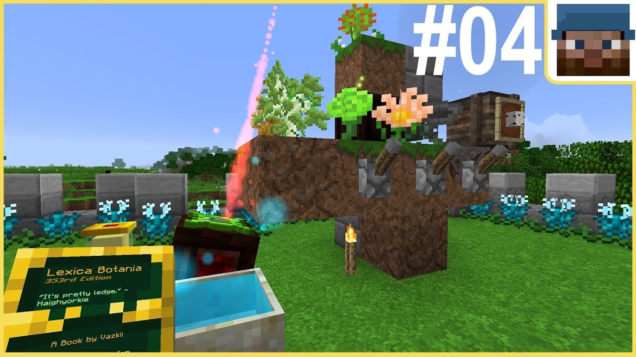 Minecraft with Botania #04 - Tiny Tree Farm - modded Minecraft Let's ...