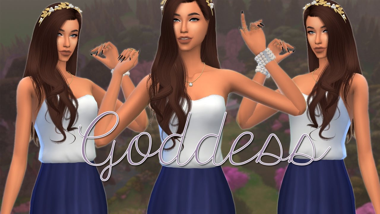 The Sims 4 - Collab - Create A Sim - Goddess - YouTube