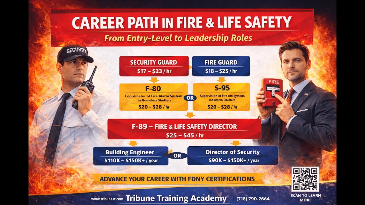 Security Guard to Engineer or Director of Security | Career Path (NYC ...