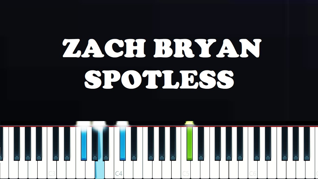 Zach Bryan, The Lumineers - Spotless (Piano Tutorial) - YouTube